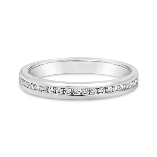 Channel Set Diamond Wedding Ring – Rocks Jewellers